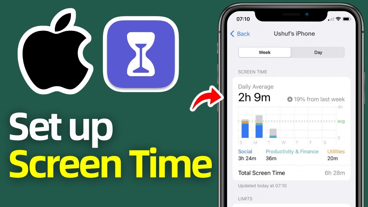 How To Set a Time Limit For ANY App on iPhone! (LIMIT IPHONE SCREEN ...