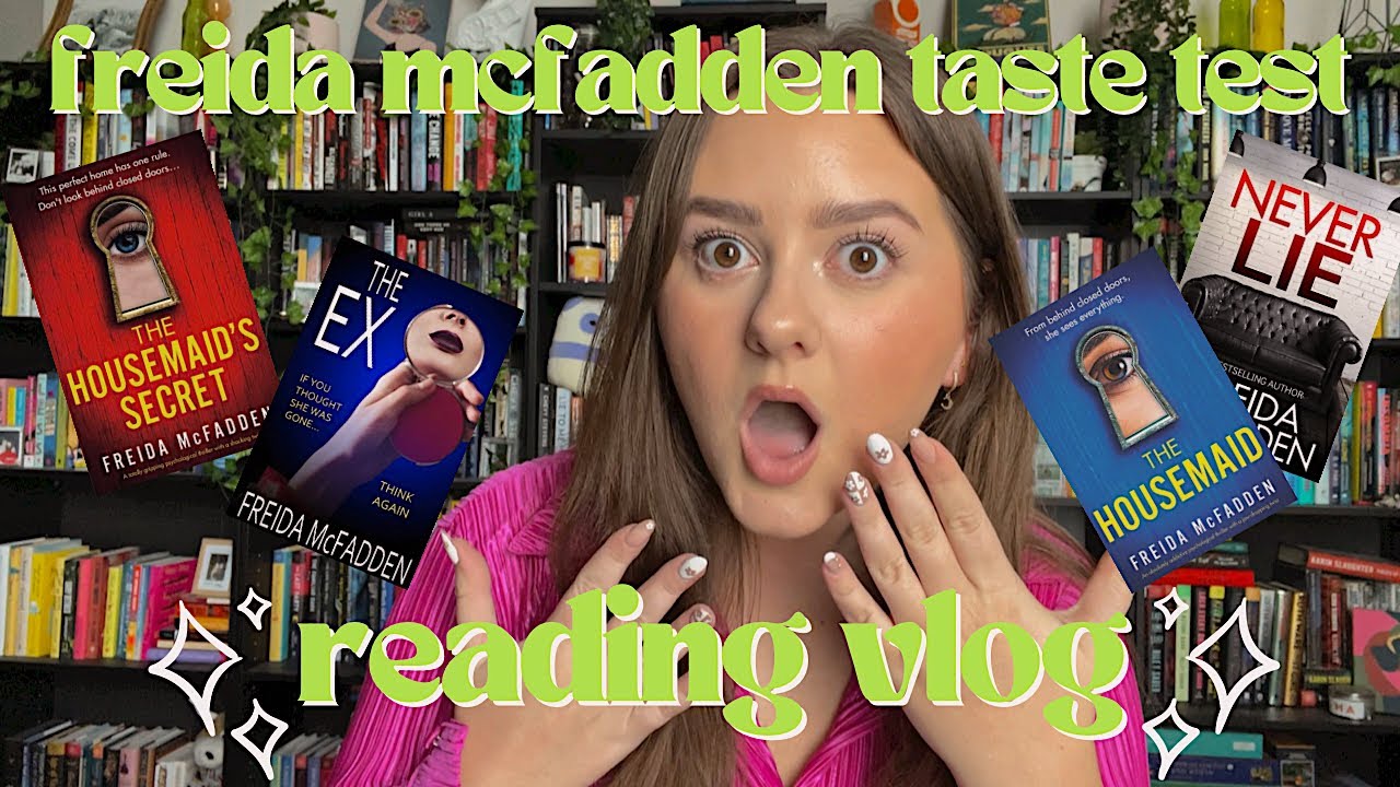 THRILLER READING VLOG 2023 | freida mcfadden taste test, a book haul ...