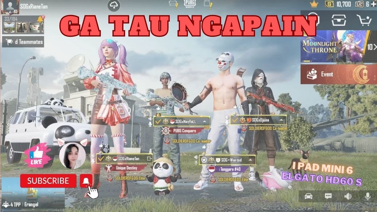 NGAPAIN YA - HMM GA TAU NGAPAIN NIH 😅😅😅 #ipadmini6 #pubgm #elgatohd60s ...