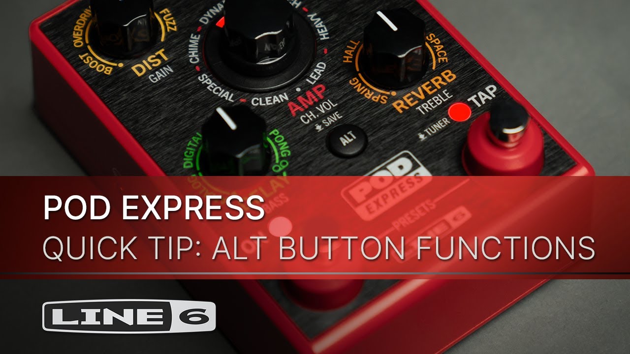 POD Express | Quick Tip | ALT Button Functions - YouTube