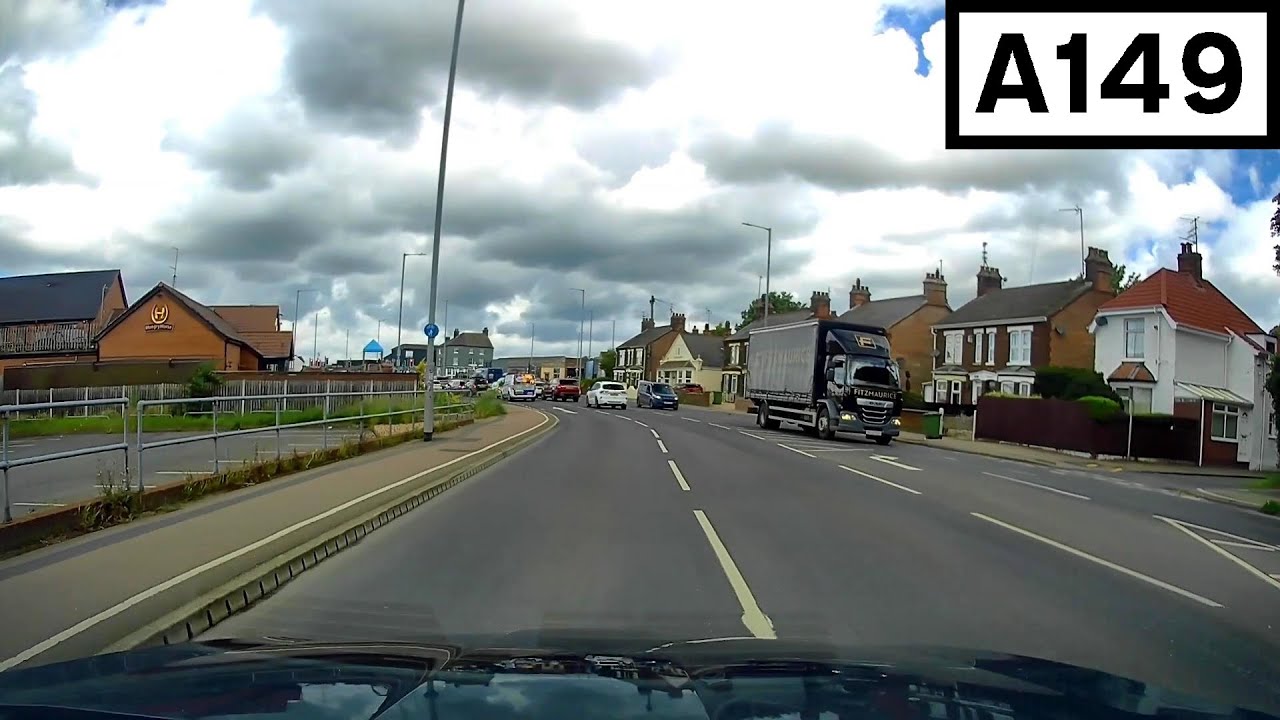 A149 - Hardwick Road, King's Lynn - Westbound - YouTube
