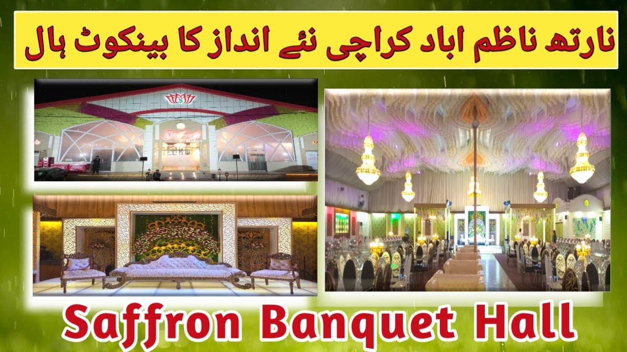Saffron Banquet Karachi | Elegant Wedding & Event Hall | Karachi Wedding Venues - YouTube