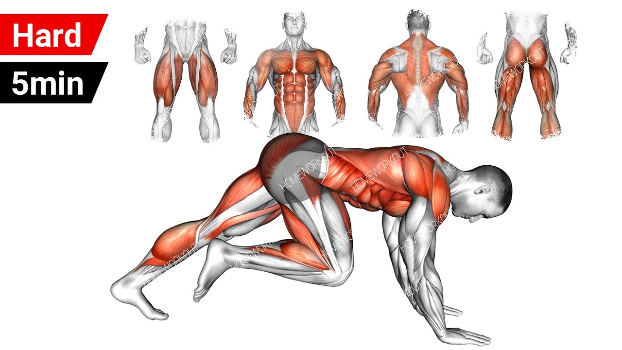 A Powerful 5-Minute Full Body Workout to Tone Your Body - YouTube