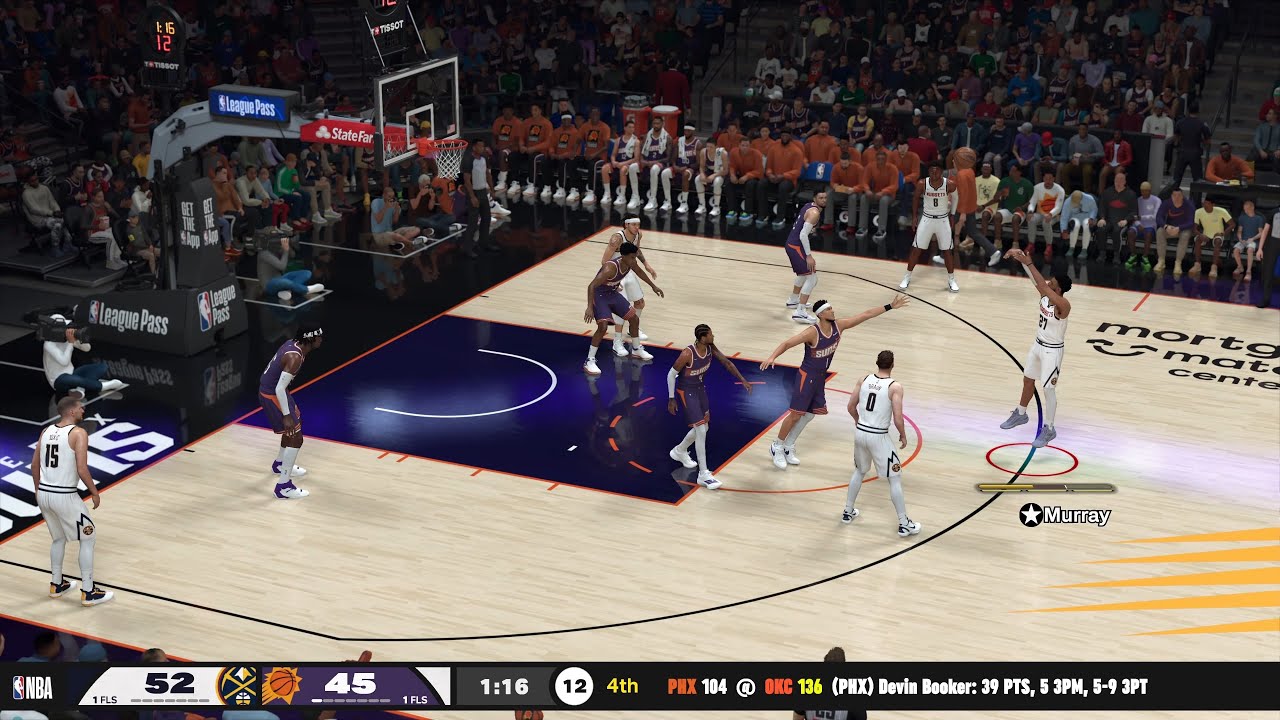 NBA 2K26 Gameplay (PS5) Nuggets vs Suns Hall of Fame Difficulty - YouTube