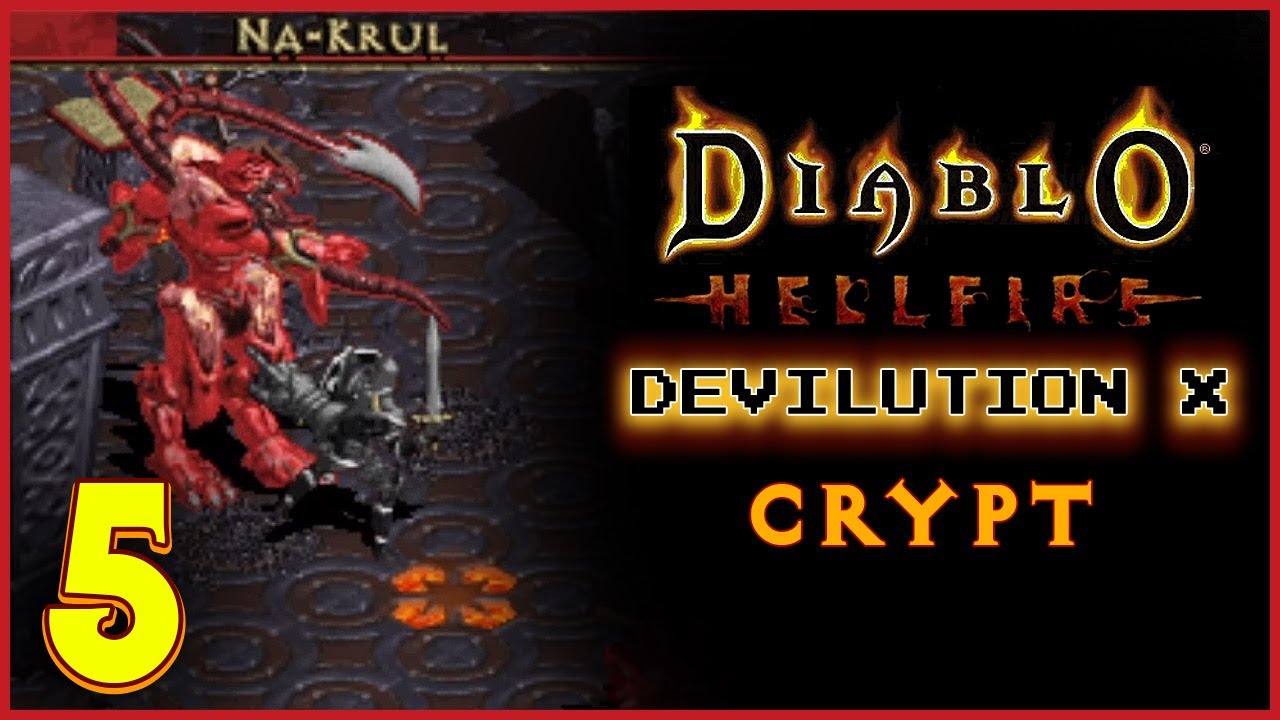 Let's Play Diablo: Hellfire DevilutionX (Barbarian) - Crypt | Part 5 ...