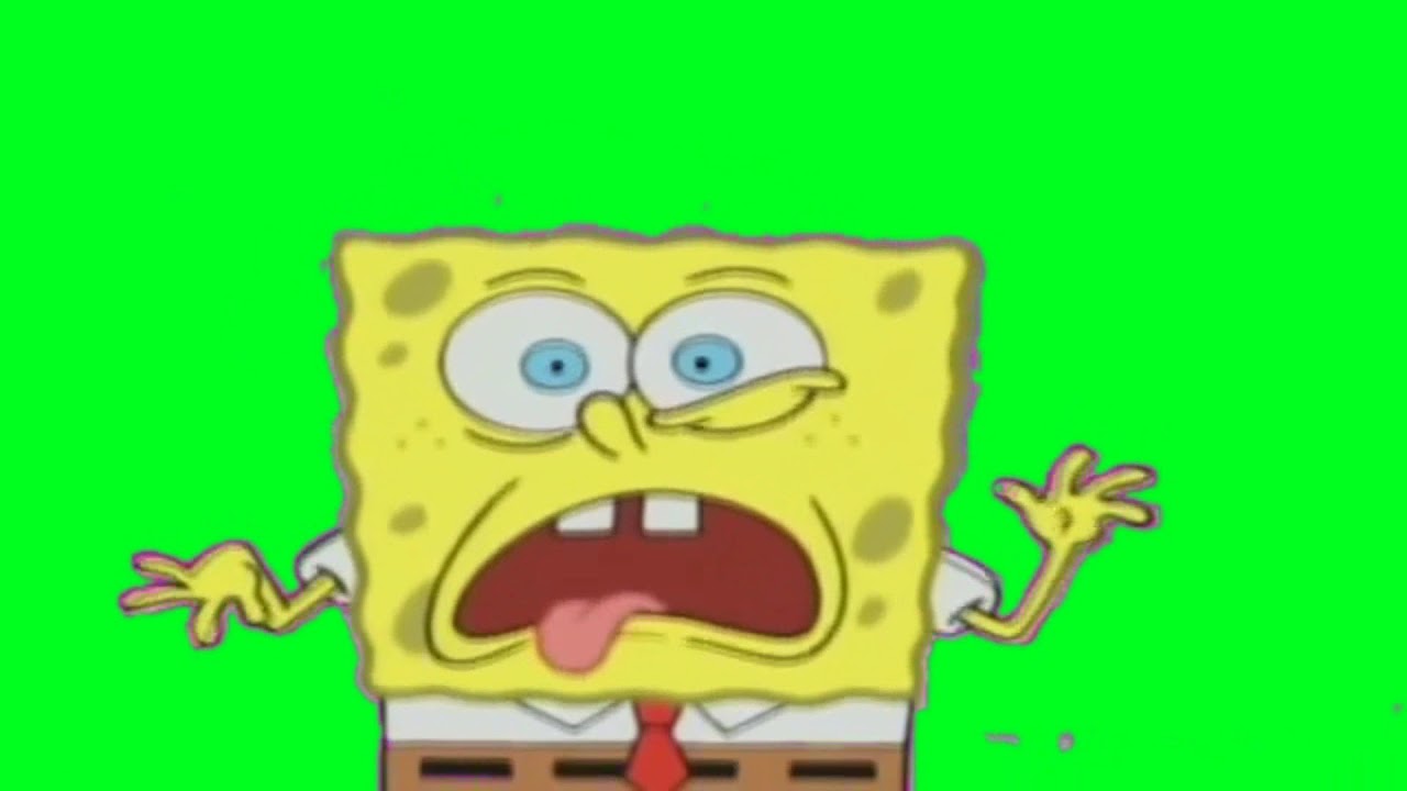 SpongeBob Green Screen: Spongebob Goes Crazy - YouTube