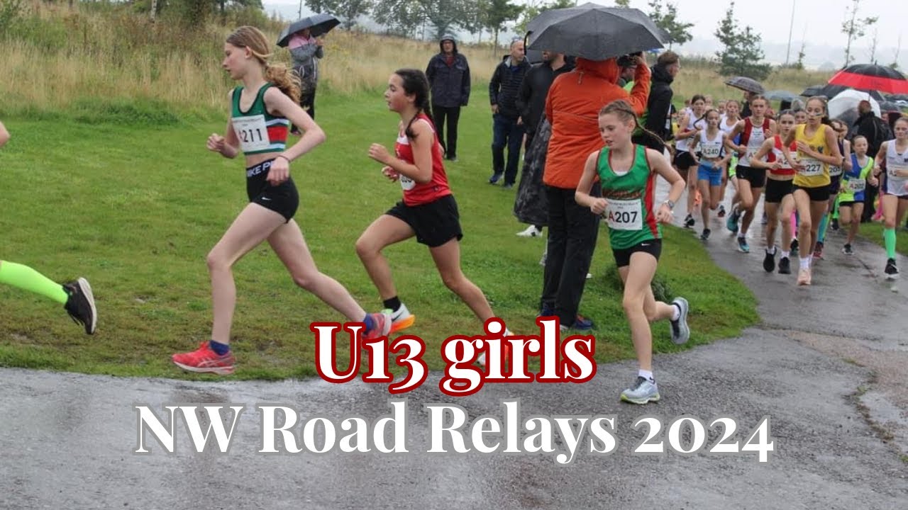 North West Road Relays 2024 U13 Girls - YouTube