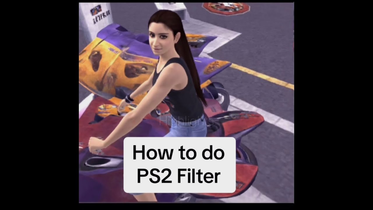 how to turn yourself into PS2 Game Character #ps2filter - YouTube