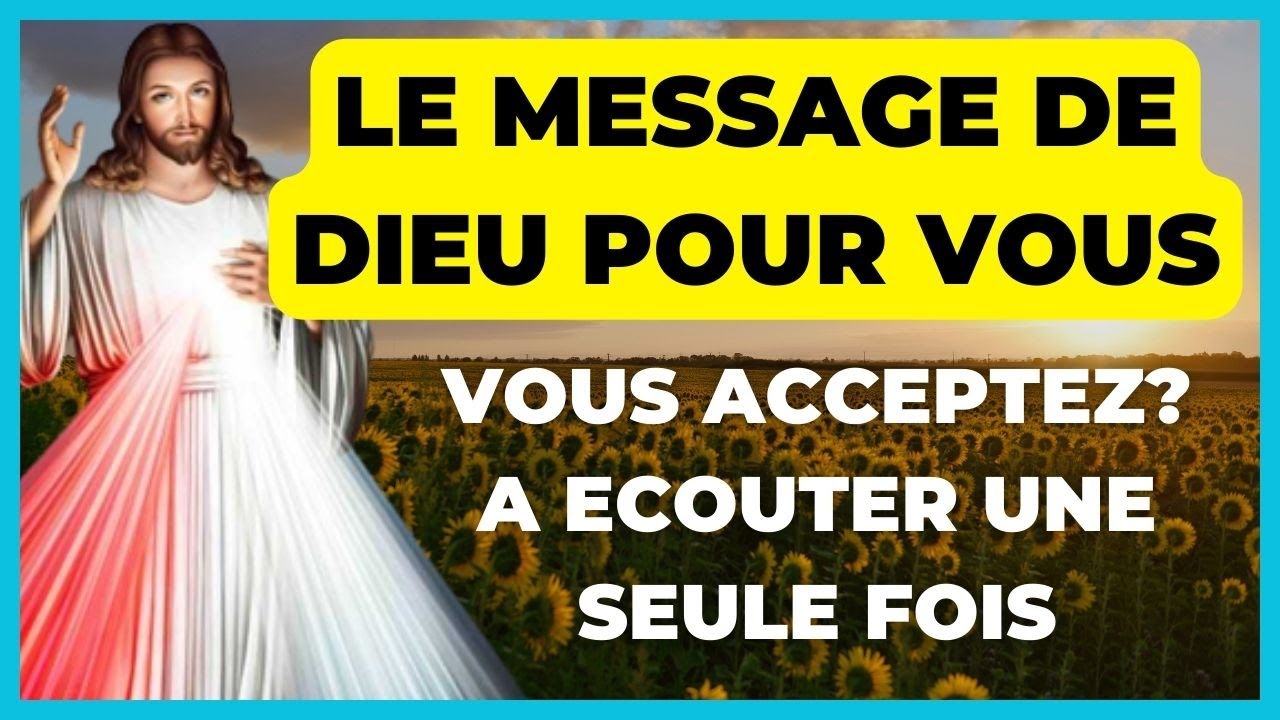 🔴ÉCOUTEZ CE MESSAGE DE DIEU : COMMENT TROUVEZ-VOUS LA FORCE ET LE ...