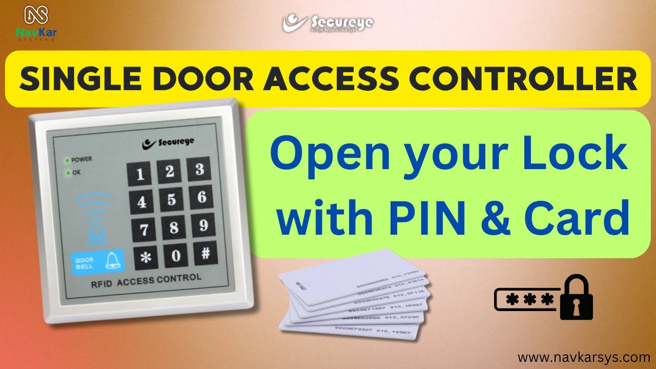 Secureye Lock Door Access Control System - YouTube