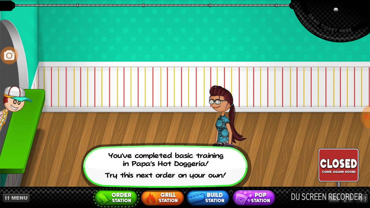 Papa's Hot Doggeria HD - Day 1 - Duke Gotcha & Wendy - YouTube