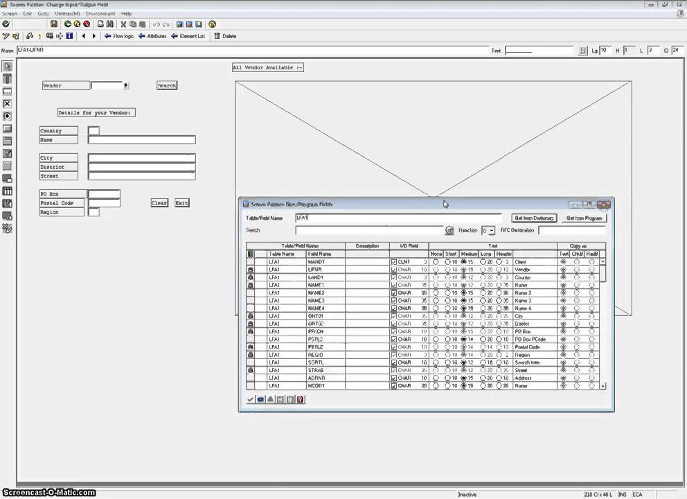 SAP ABAP ALV Vendor Diplay. - YouTube