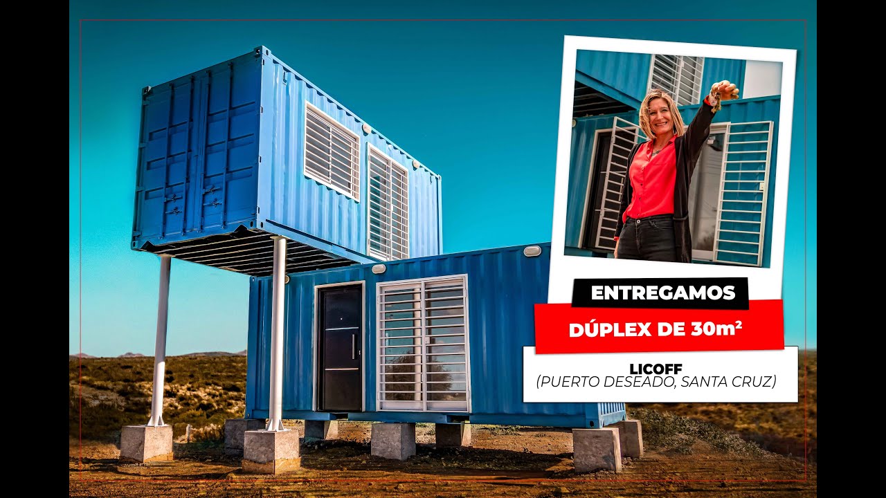 ASÍ ES UN DÚPLEX CONTAINER DE 𝟯𝟬𝗠²⁣⁣⁣⁣ | ENTREGA: 📍PUERTO DESEADO - YouTube