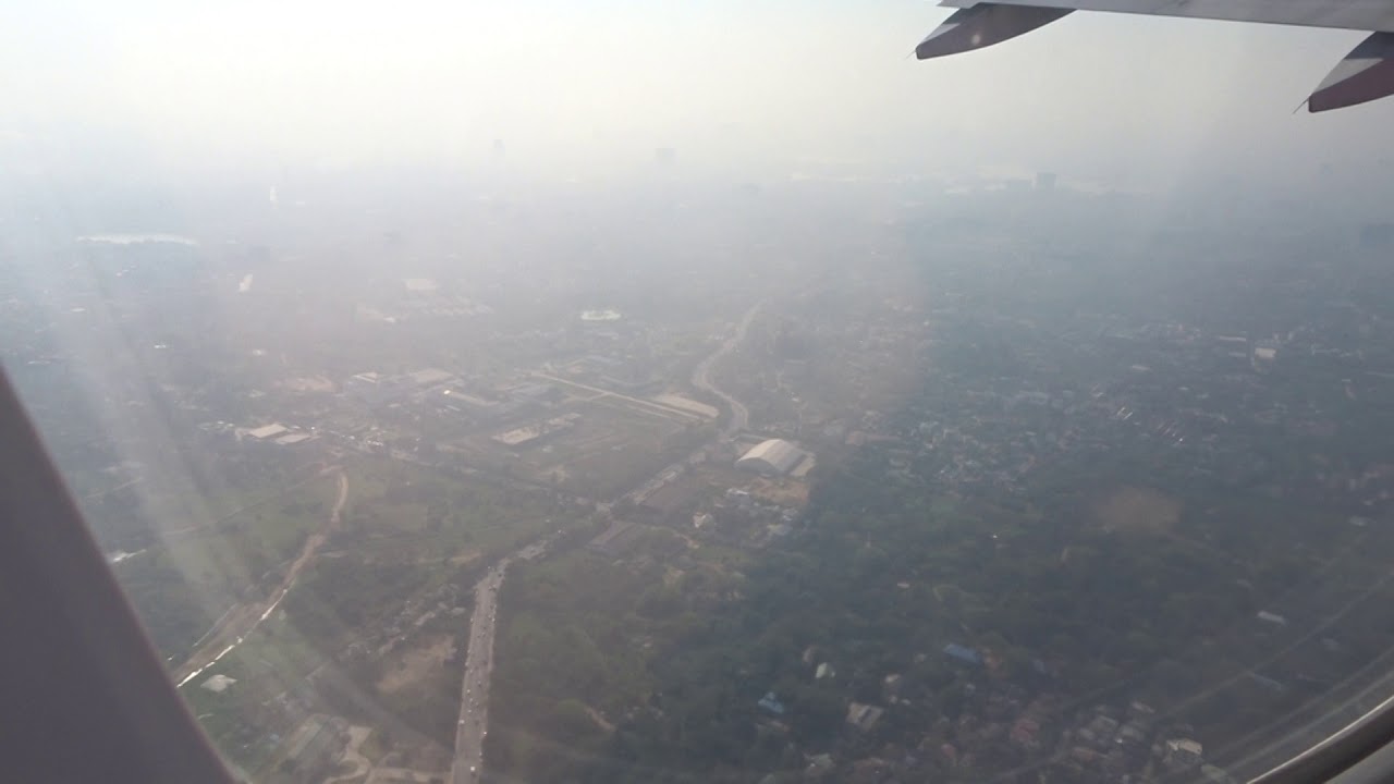 Air Asia flight 504 Yangon, Myanmar to Kuala Lumpur, Malaysia take off ...