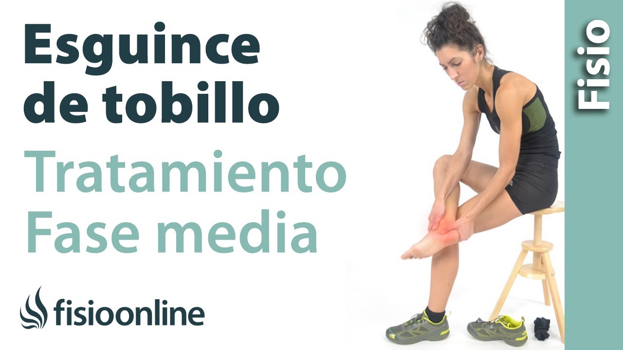 Tratamiento para un esguince o torcedura de tobillo nivel medio ...