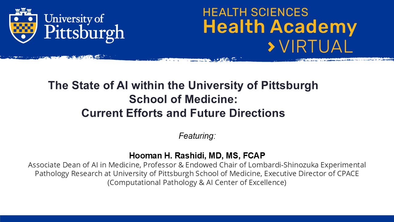Pitt Health Academy: The State of AI within the University of ...