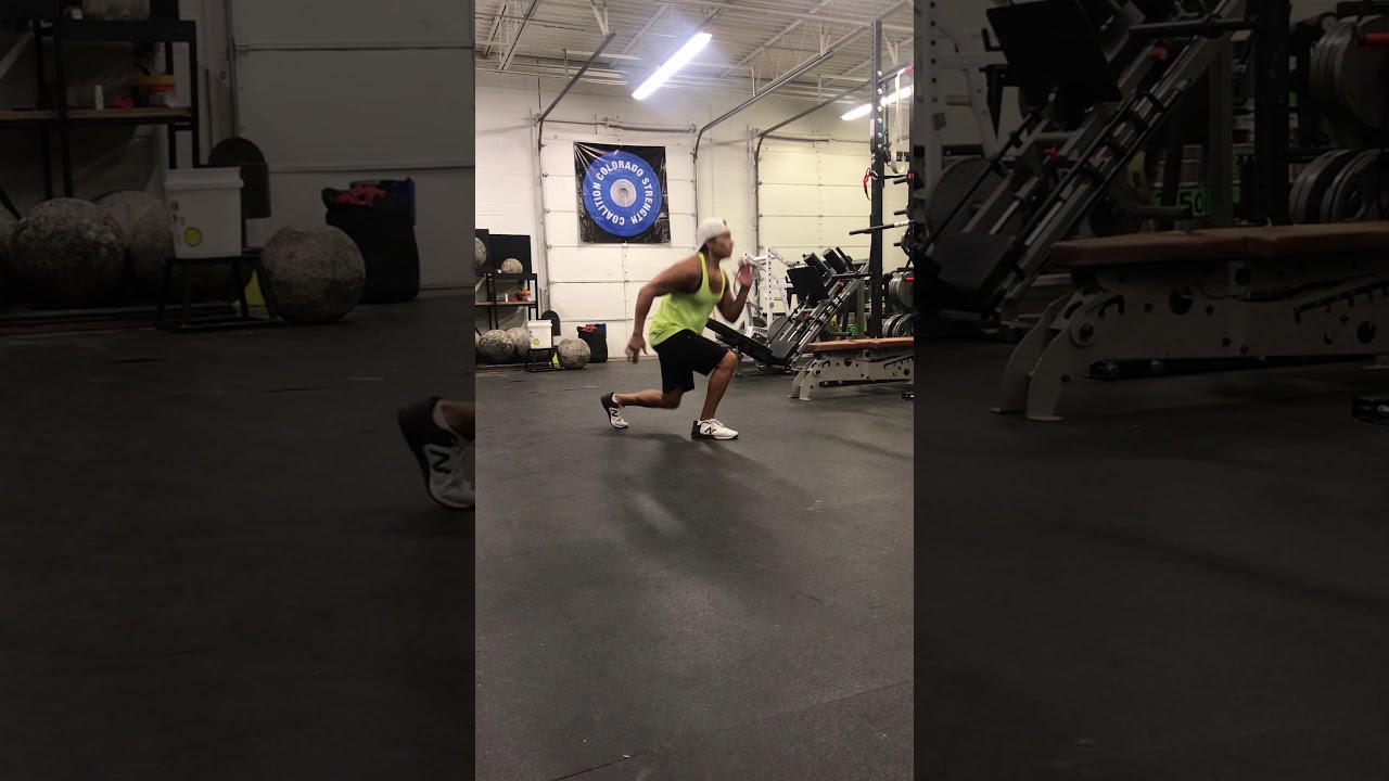 Explosive Alternating Split Squat Jumps - YouTube
