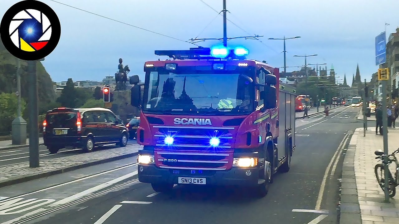 [Edinburgh] Pump of the Scottish Fire and Rescue Service responding ...