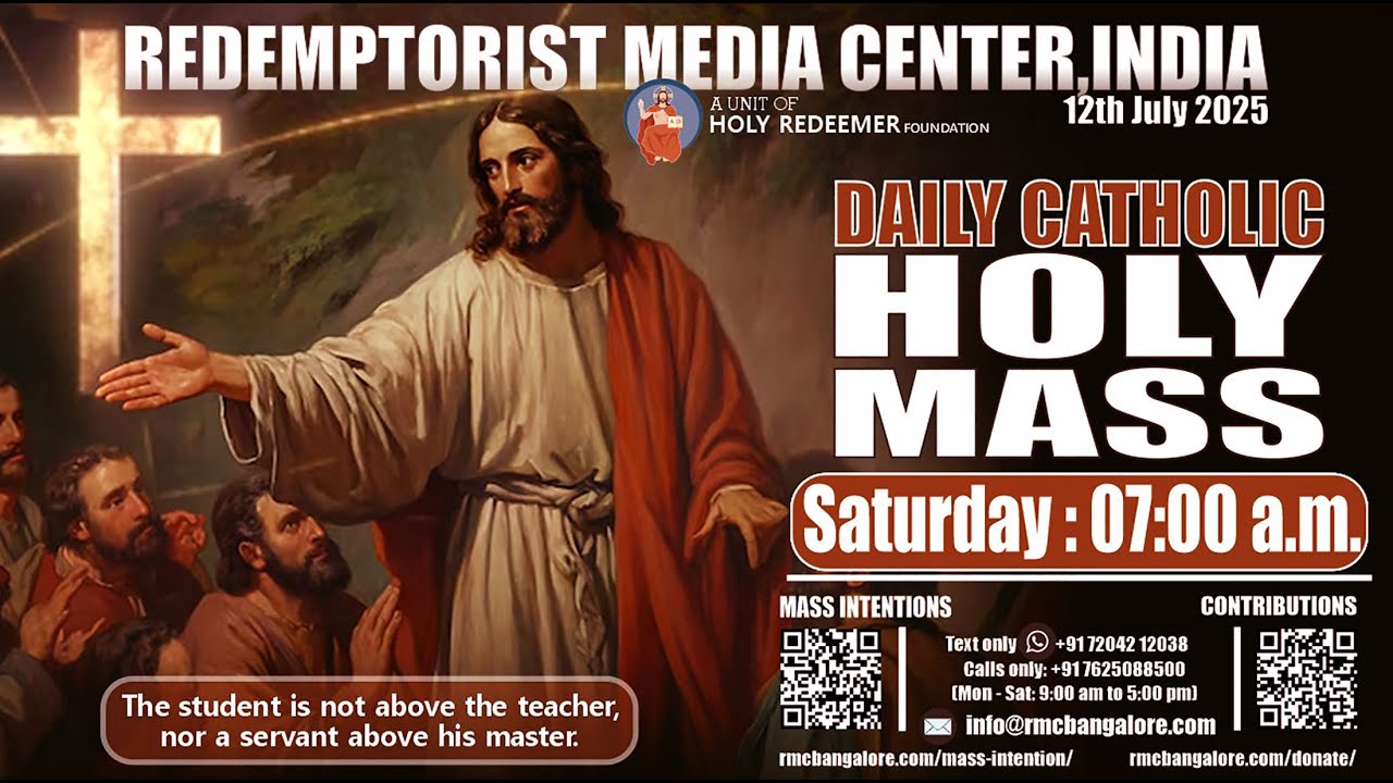 Catholic Holy Mass - 12th July 2025, Saturday - YouTube
