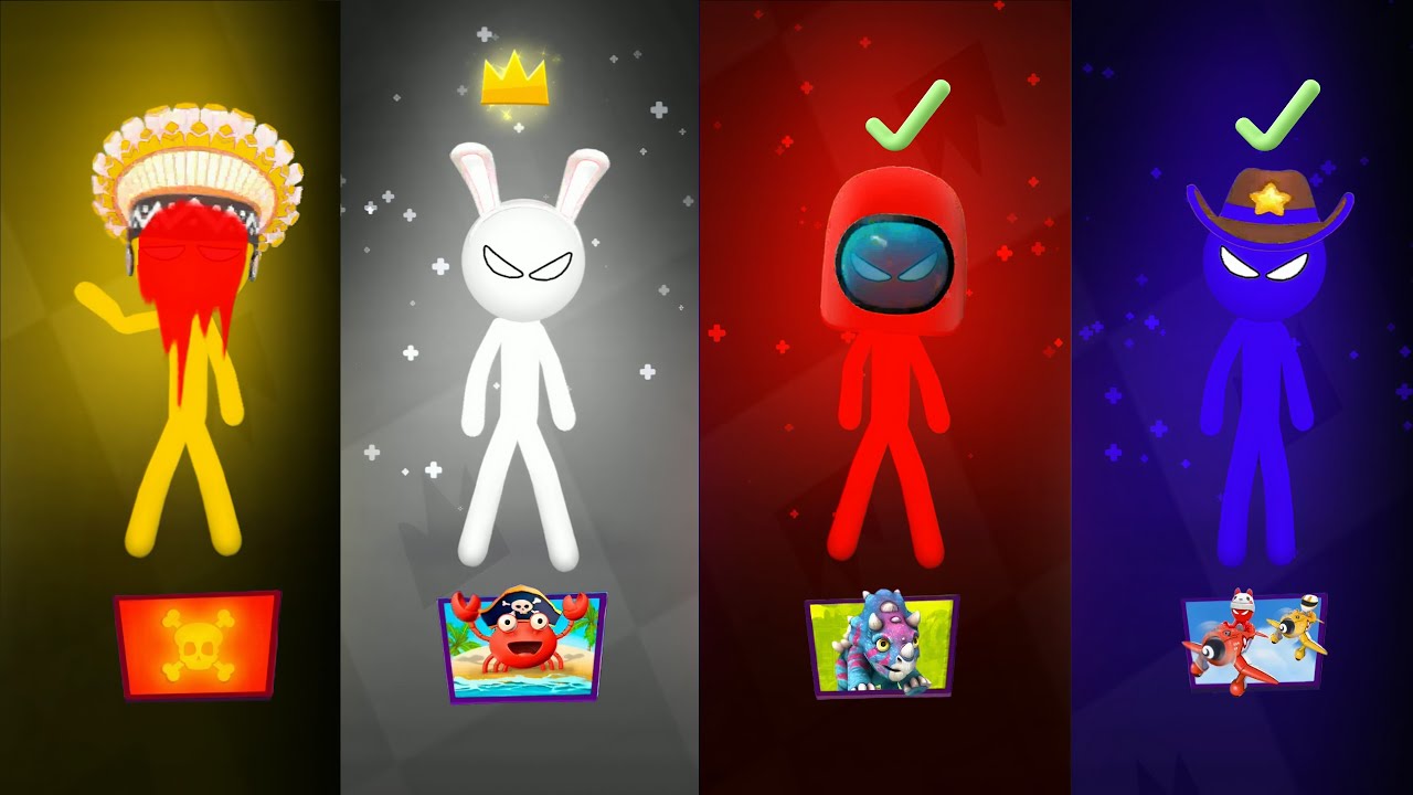 🤖 Stickman Hacks the Minigames Crazy Party Gameplay - YouTube