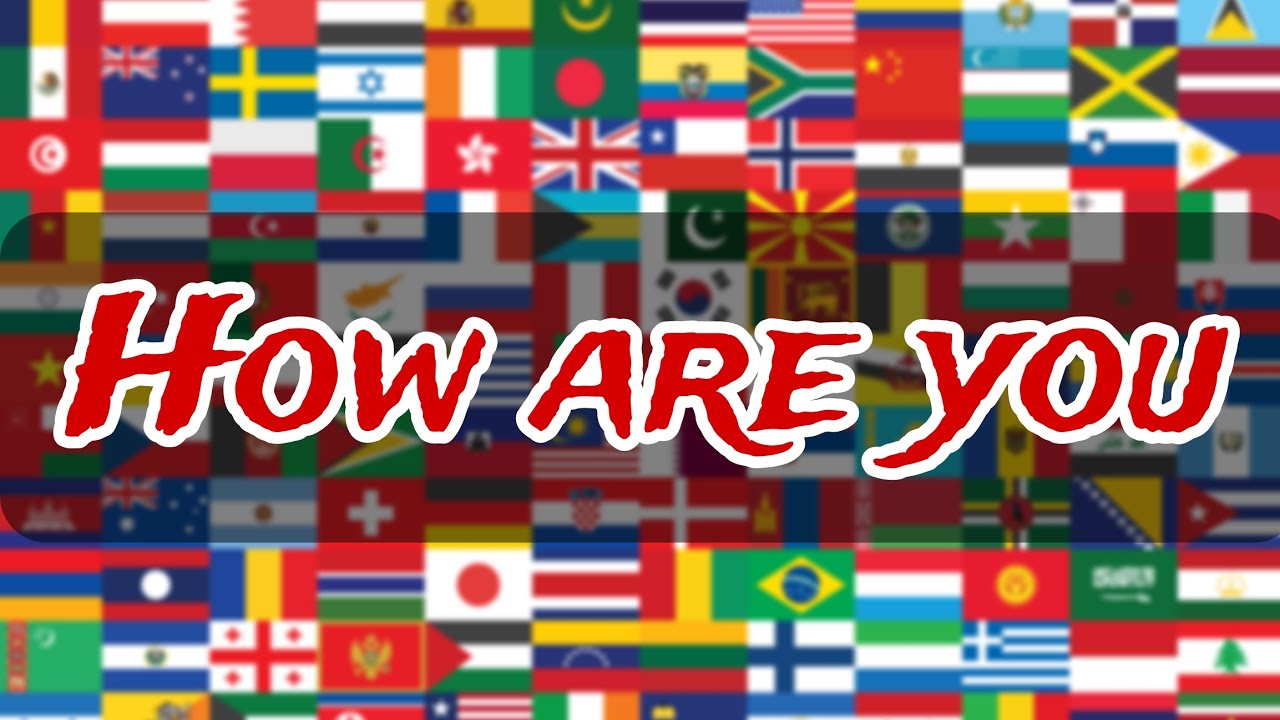 How are you" in different languages 🌟 #greetings #language - YouTube