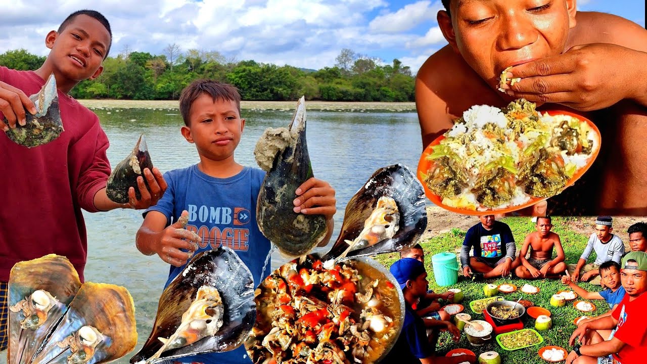 PANEN KERANG KAPAH dipulau ini tinggal Pungut kalau dibeli sangat mahal ...