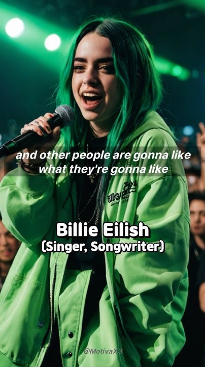 Billie Eilish & Zendaya’s Best Life Advice! 🎯 #Motivation #Success # ...