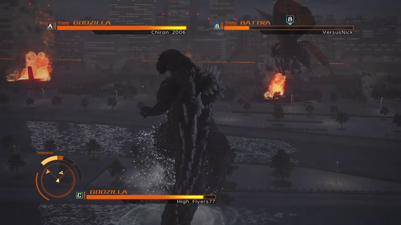 GODZILLA PS4: Heisei Godzilla vs Battra Adult vs Heisei Godzilla - YouTube