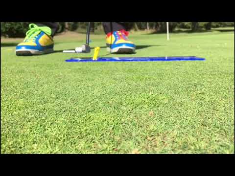 COLOUR PATH GOLF® Pure Roll Putting Plate Red - YouTube