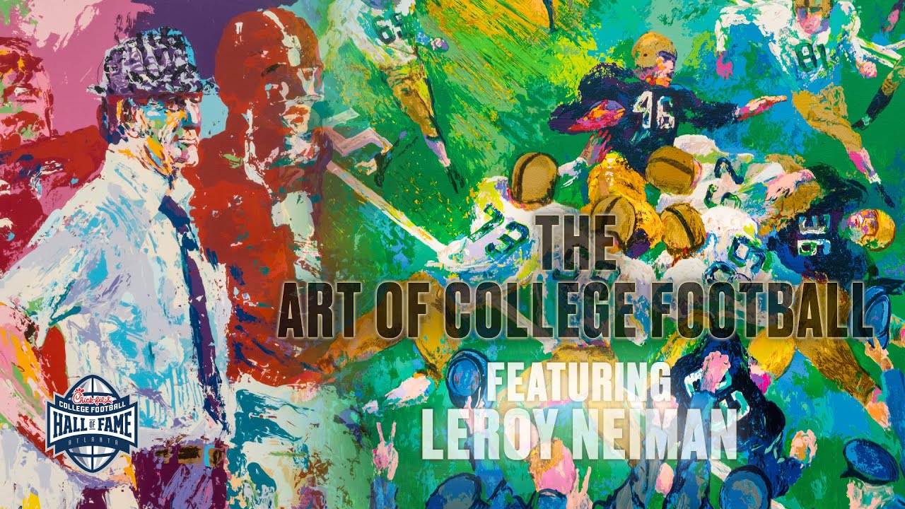 Art of College Football Specialty Exhibit Feature - Artist LeRoy Neiman ...