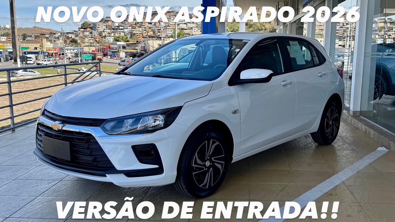 AVALIAÇÃO CHEVROLET ONIX ASPIRADO 2026 - VERSAO DE ENTRADA MAIS ...