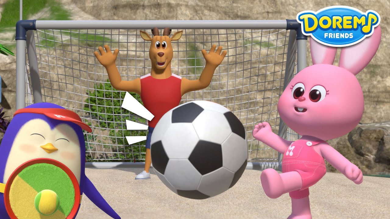 Let's Play Ball│10 Minute Songs│Play Ball Songs for Kids│Doremi Friends ...