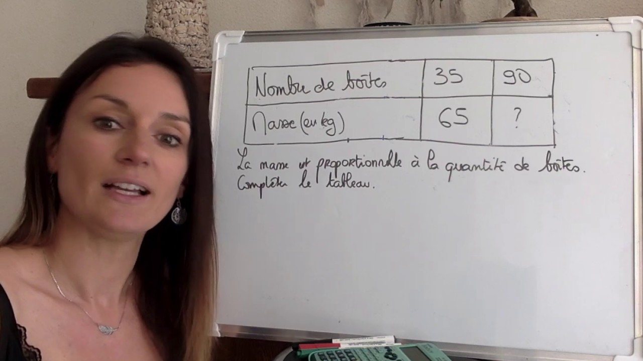 Quantité de boîtes proportionnelle au prix. Compléter un tableau. Intro ...