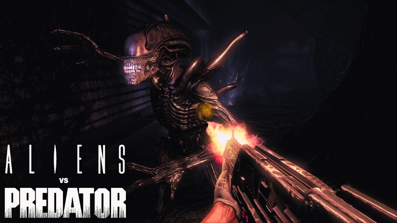 Aliens vs Predator (2010) (4K) Colonial Marines Gameplay (No Commentary ...
