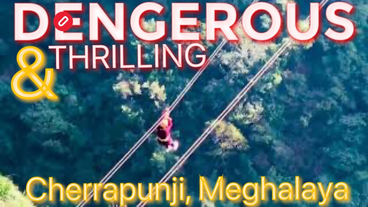 Zip Lining @ Mawkdok Dympep Valley view point, Cherrapunji, Meghalaya ...