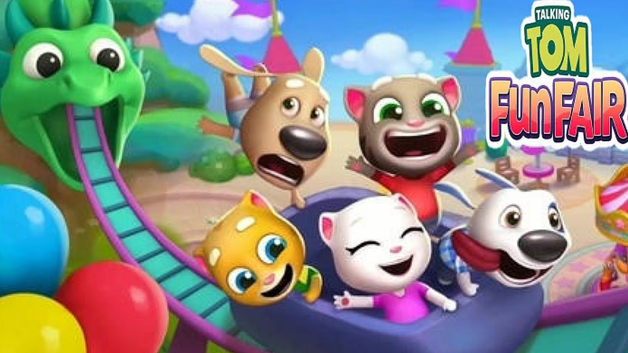 Talking Tom Fun Fair stage 115 - 122 Gameplay Android ios - YouTube