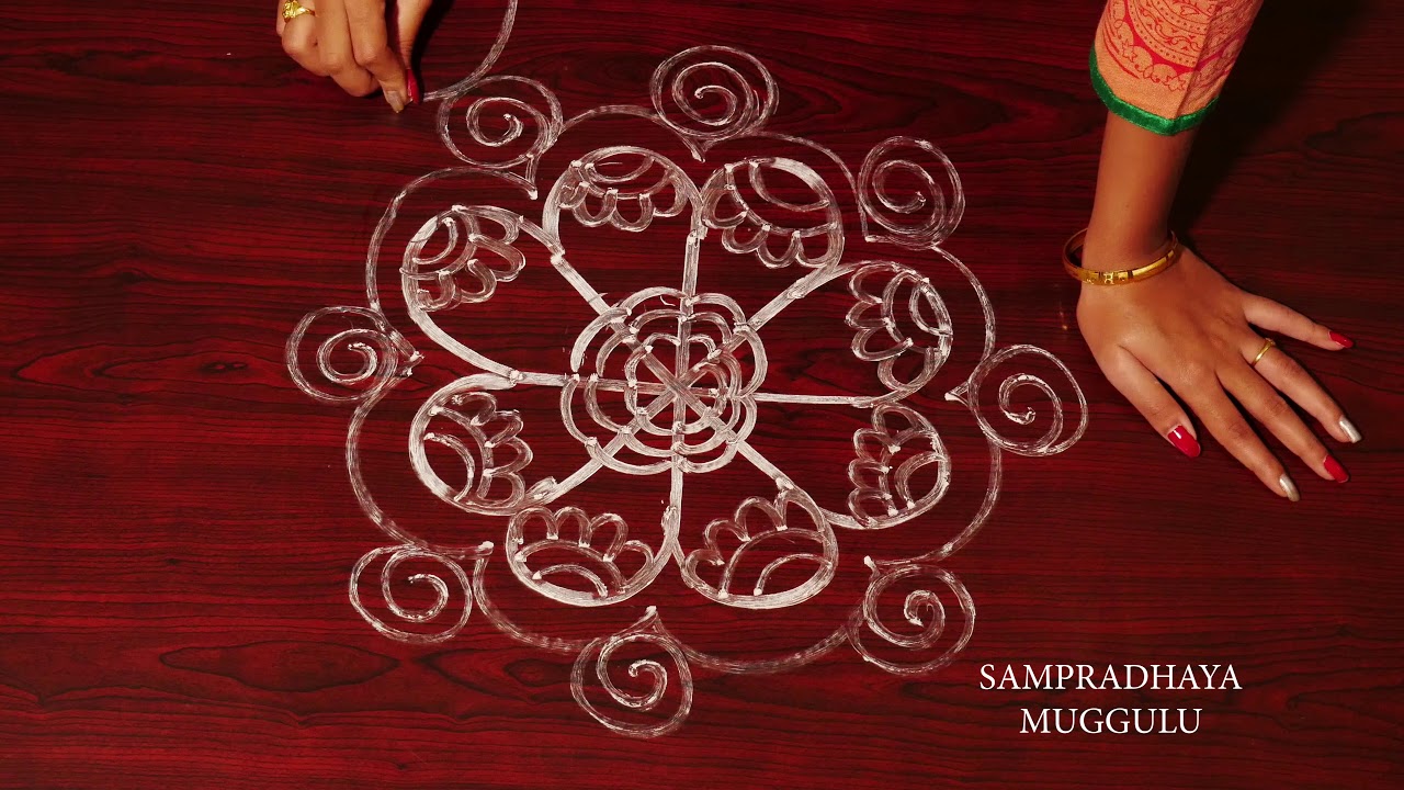 2019 Deepavali muggulu | Diwali rangoli | Creative rangoli designs ...