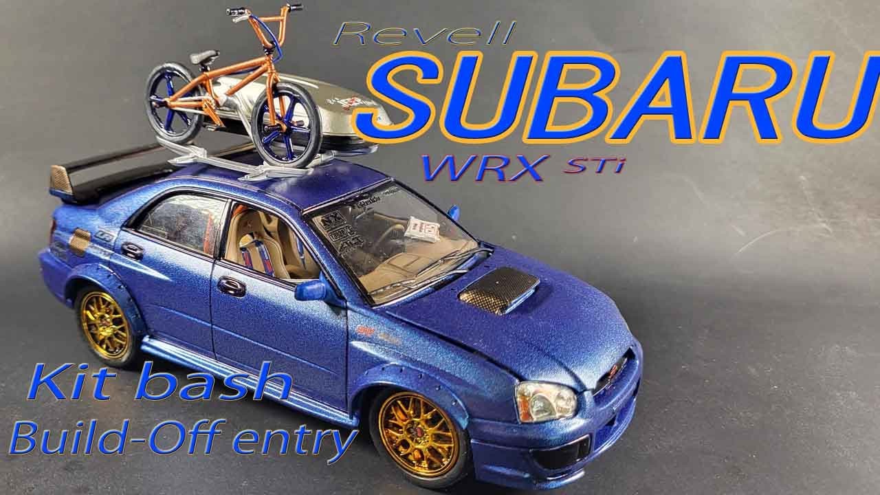 Revell Subaru WRX STi kit bash build off entry - YouTube