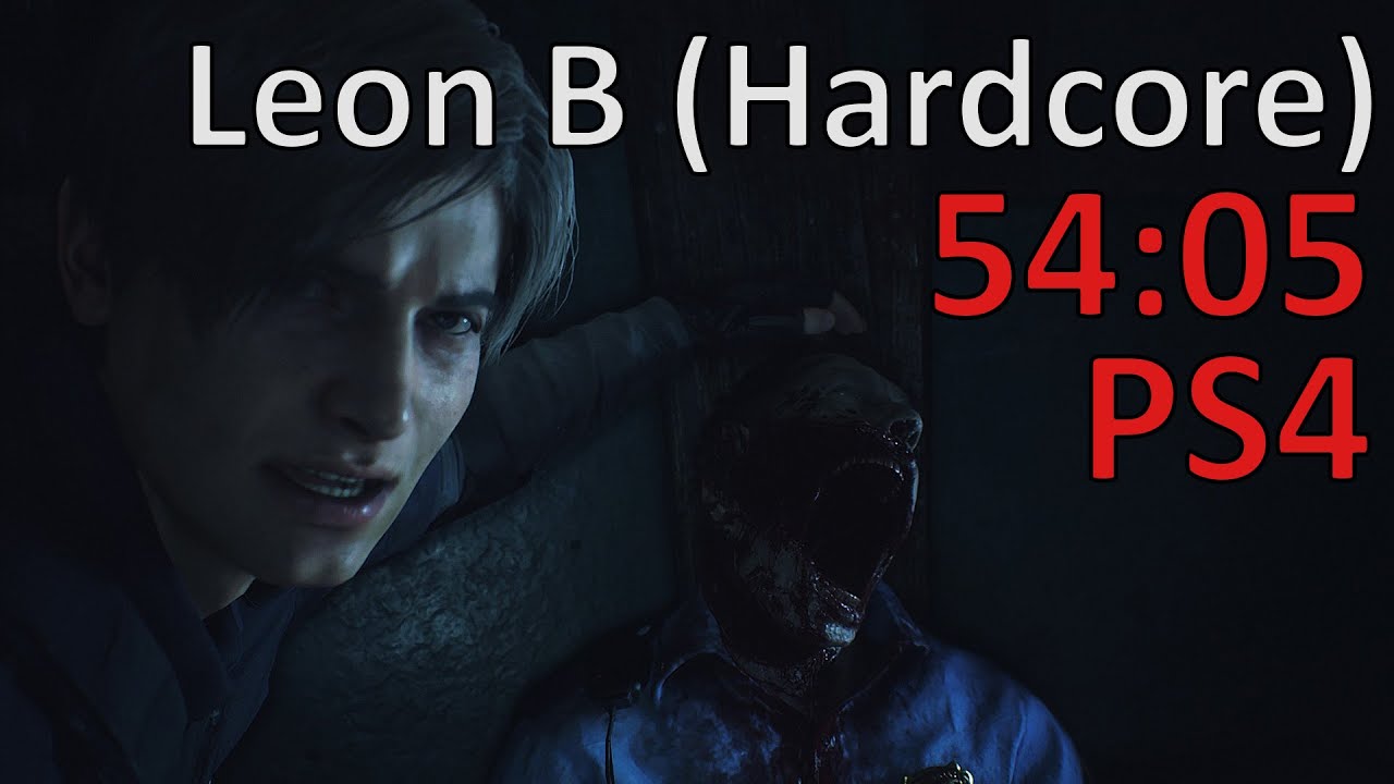Resident Evil 2 Leon B Hardcore S Speedrun Console World Record