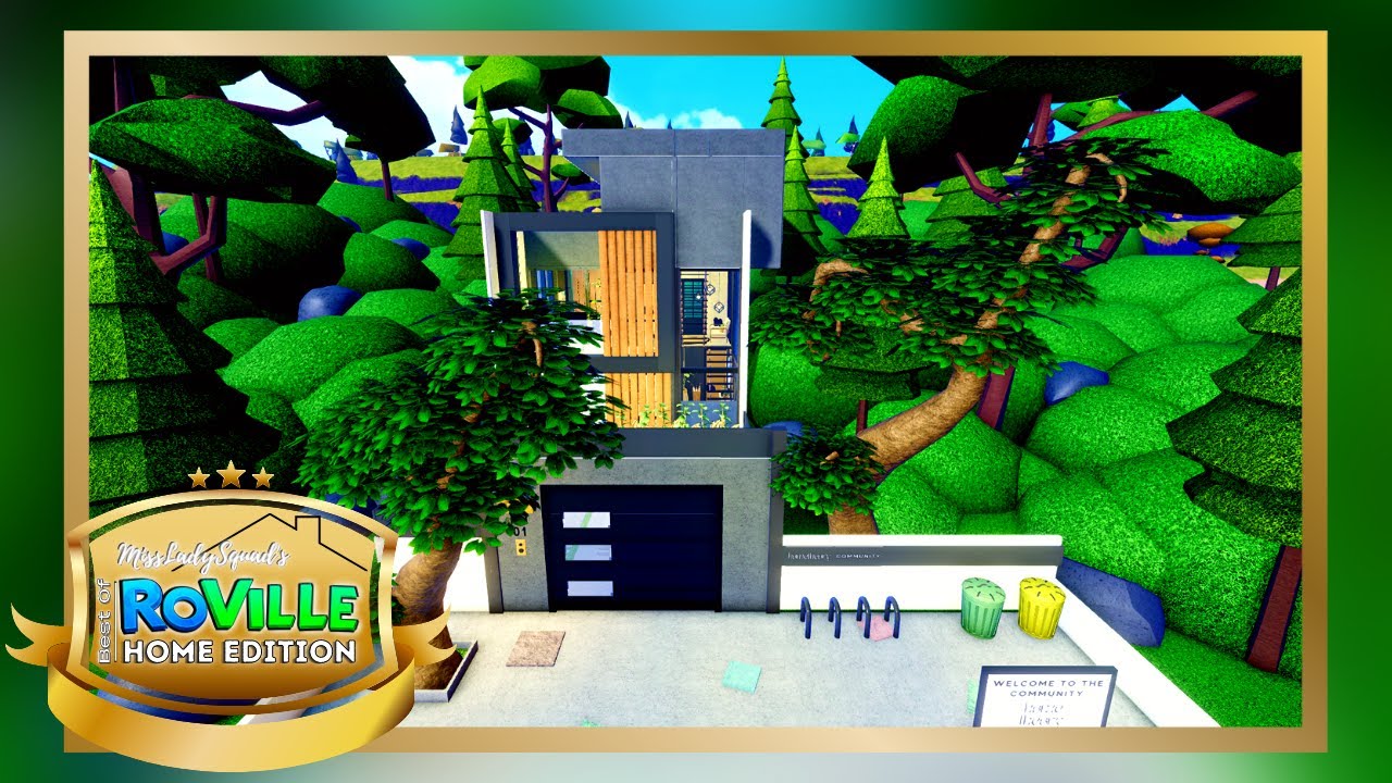 🏡 FOREST HOUSE || Best Of RoVille - Home Edition With House Code ...