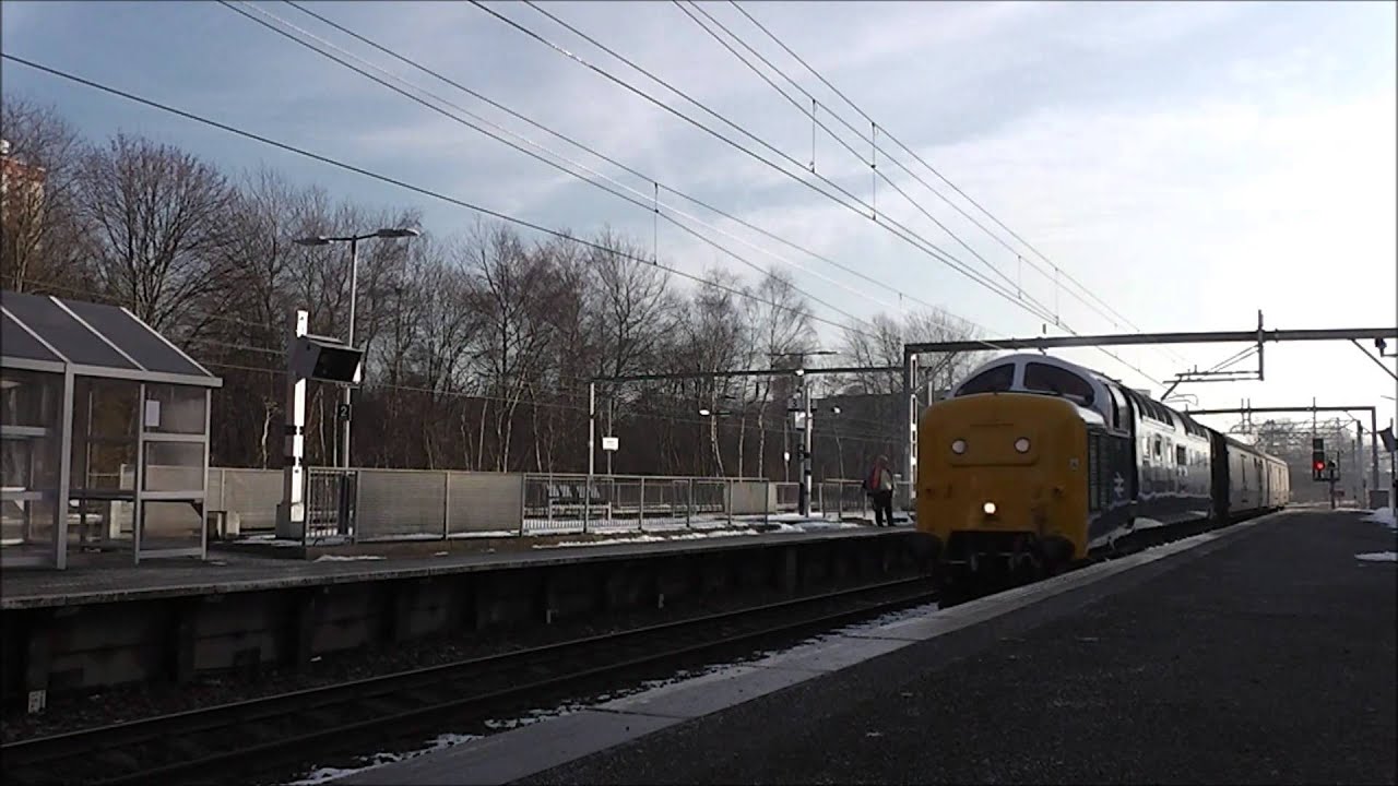 Deltic 55003 'Meld' Returns in 2015 - YouTube