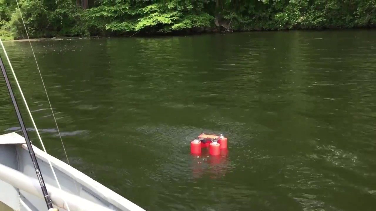 DIY DJI Spark Water Float Gear Takeoff Test - YouTube