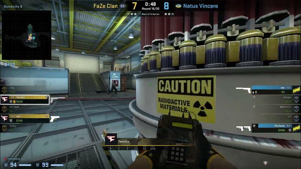 CS:GO POV Demo FaZe Twistzz (25/17) vs NaVi (de_nuke) @ IEM Cologne 2022 - YouTube