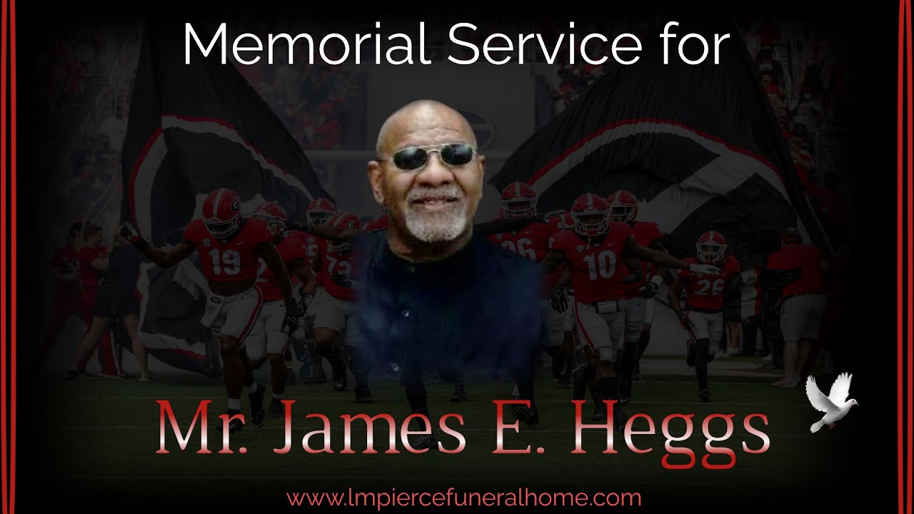Memorial Services for James E. Heggs - YouTube