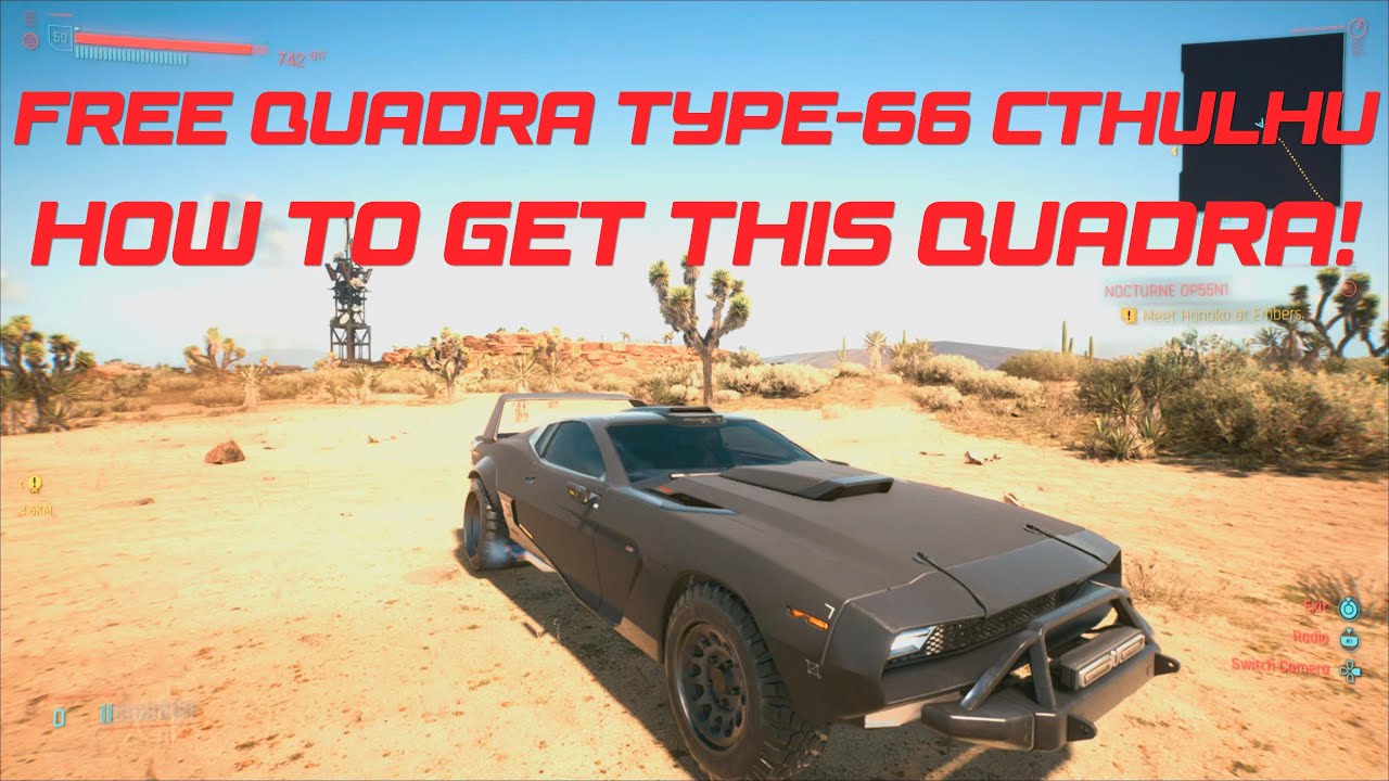 Cyberpunk 2077 Free Quadra Type-66 Cthulhu! How To Get It! - YouTube