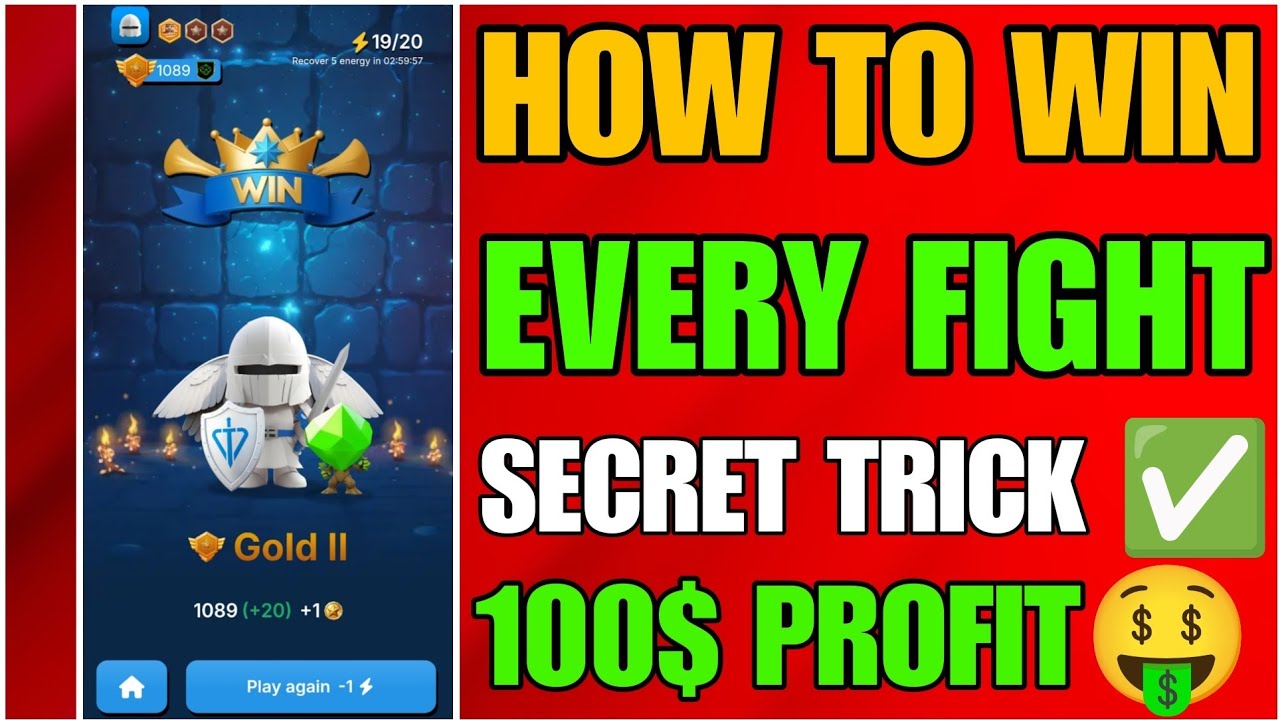 HOW TO WIN EVERY FIGHT IN TON KOMBAT AIRDROP | TON KOMBAT | CRYPTO ...
