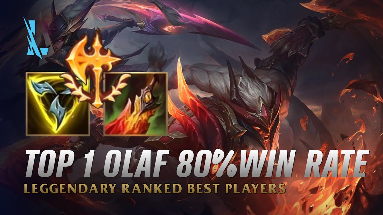 Wild Rift OLAF - 80% Win rate TOP 1 Dragonslayer Olaf S14 Ranked ...