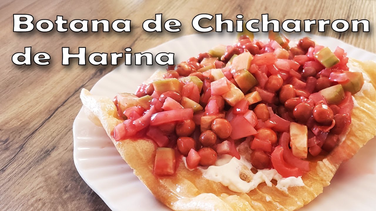 Receta de Como Hacer Botanas Mexicanas | Botana de Chicharron de Harina ...