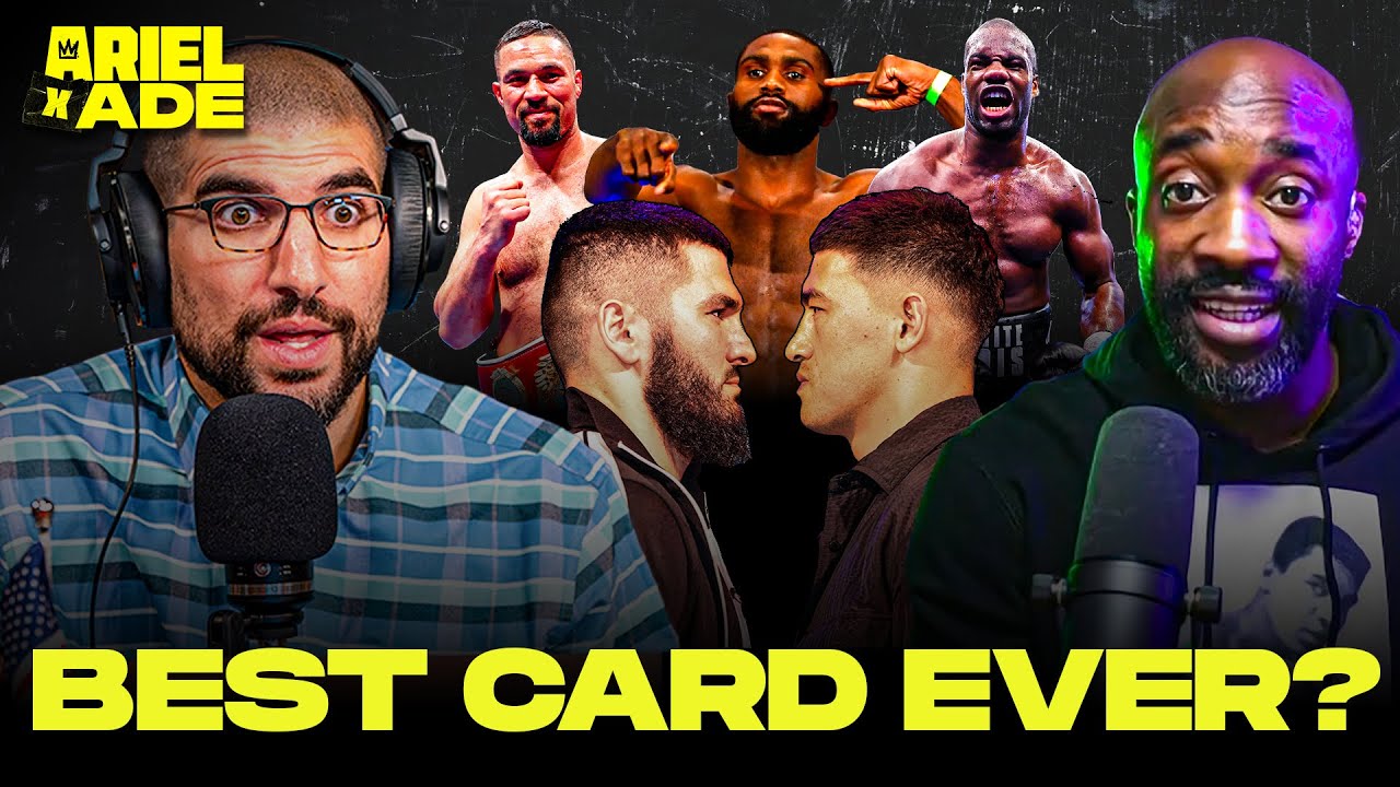 Is this the greatest boxing card ever?!? | Ariel x Ade on DAZN - YouTube