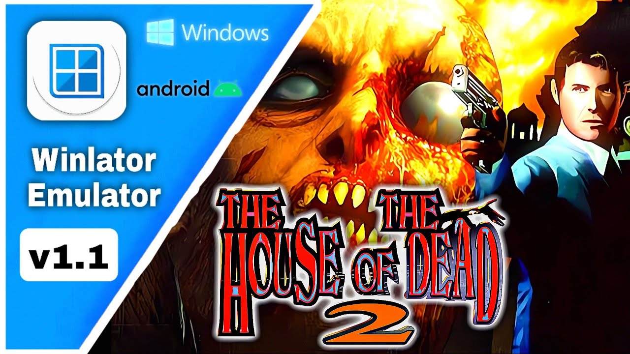 Winlator Emulator v1.1 Android THE HOUSE OF THE DEAD 2 PC LG G8 ThinQ ...